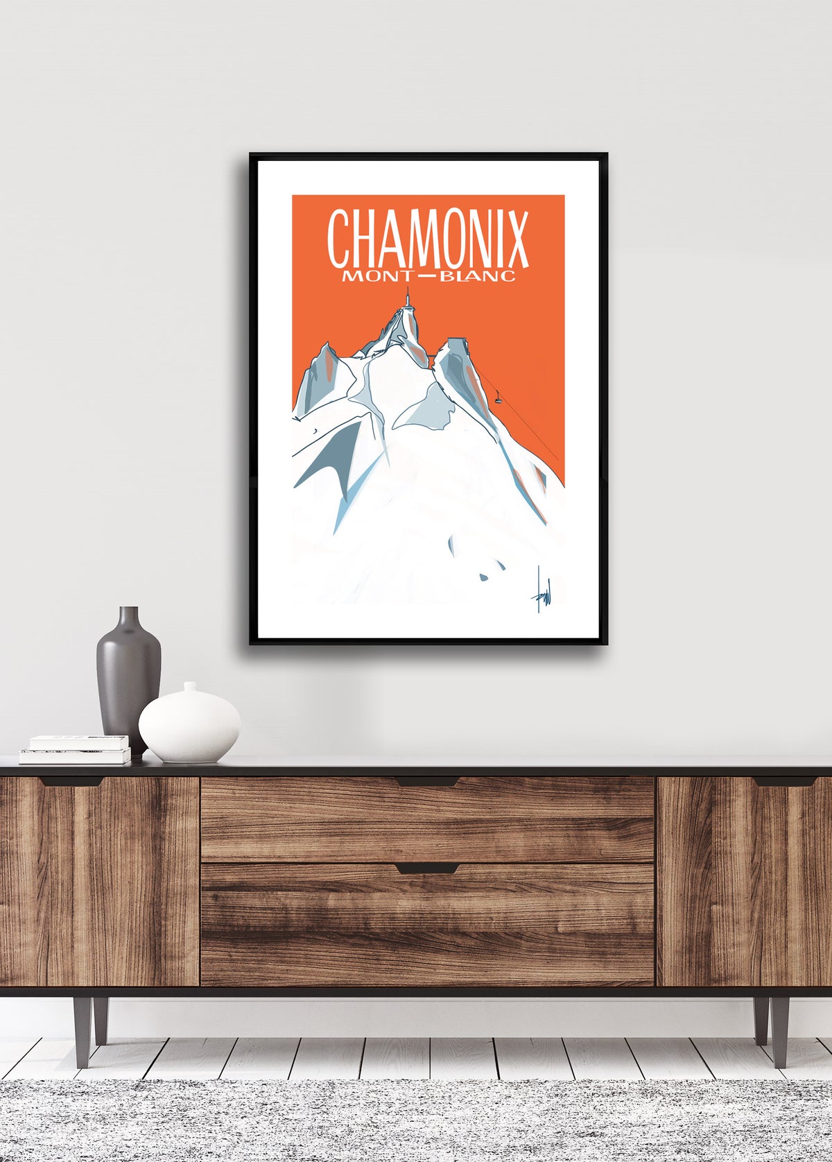 Ski Posters: Capturing iconic ski resorts across the Alps.– Chalet Art ...